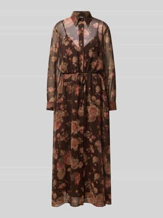 Lauren Ralph Lauren Ausgestelltes Maxikleid mit Taillenzugband