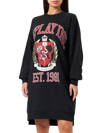 Replay Damen W9740b Lässiges Kleid T-Shirt, 098 Black, S