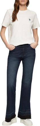 s.Oliver Flared Jeans/Slim Fit/Mid Rise/Bootcut Leg/G&uuml;rtel