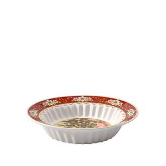 Villeroy & Boch Toys Fantasy, coupe carr&eacute;e, P&egrave;re No&euml;l, 23,5 x 23,5 x 3,5cm, Porcelain Premium, multicolore