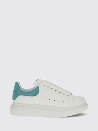 Alexander McQueen McQueen Oversize-Sneaker aus Kalbsleder und Veloursleder mit zweifarbiger Chunky-Sohle