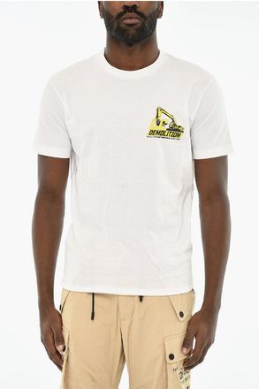 Dsquared2 Cotton Crew-neck T-shirt with Print size M