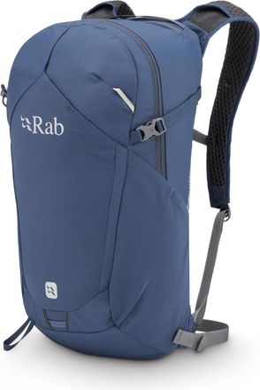 RAB Tygen Rucksack, leicht, atmungsaktiv, Tagesrucksack f&uuml;r Reisen, Wandern und Pendeln, Tempest Blue, 18-Liter (Back Length - Medium)