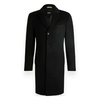 HUGO BOSS Homme, Manteaux, Noir, Taille: 3XL Manteau Élégant avec Détail H-Hyde