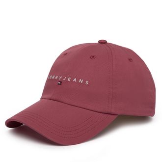 Tommy Jeans Cap Tommy Jeans Tjw Linear Logo 6 Panel Cap AW0AW16868 Rot