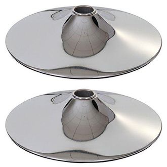 Mendler 2X Plateau de Sol pour Tabouret de Bar Chrome &Oslash; 45cm