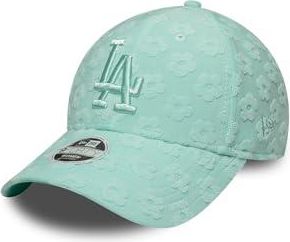 New Era WMNS Floral Towelling 9Forty Casquette r&eacute;glable pour femme La Dodgers Bleu clair Taille unique, Vert., taille unique