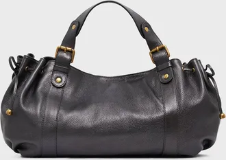 Gerard Darel Sac &agrave; main en cuir m&eacute;tallique - 24H