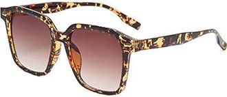 Generic Lunettes de soleil streetwear à monture carrée pour hommes et femmes, lunettes de conduite de plage pour les vacances en plein air (couleur : C, taill