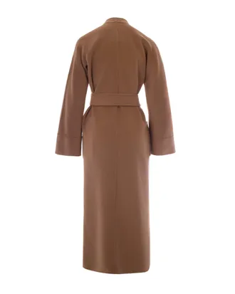 Max Mara Womens Coat Nodo Camel Bicolour