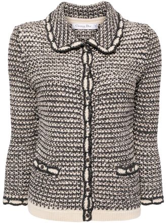 Dior veste en crochet - Gris