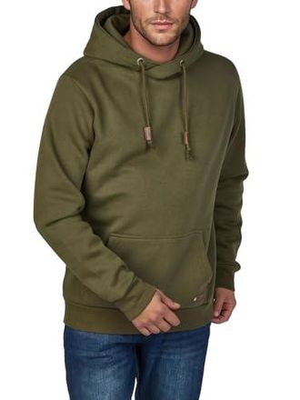 Riverso RIVJulian Pull &agrave; Capuchon pour Homme avec Poche Kangourou et col crois&eacute; en Coton, Sweat-Shirt, Hoodie, Gris Vert Rouge Bleu Noir S M L XL 2XL 3XL 4XL 