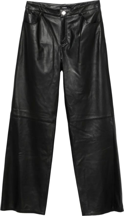 pantalon en cuir - Noir