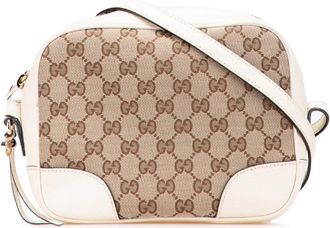 Gucci Hobo Bags - GG Canvas Bree Crossbody - Gr. unisize - in Braun - für Damen