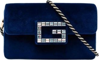 Gucci Pre-owned The Broadway Cross Body Bag - Femme - Pre-owned - Bleu - Taille: ONE Size
