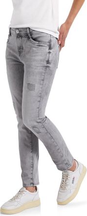 Street One Damen A379169 Jeans im Destroyed-Look, Light Grey Destroy Wash, 32