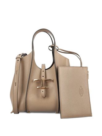 Tod's Mini Tote Bag mit T-Schnalle - Nude