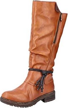 Rieker Femme Z4758 Botte Tendance, Marron, 42 EU