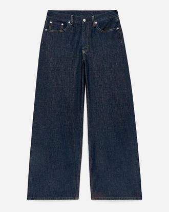 Arket CLOUD Loose Jeans Mit Weitem Bein -Blau