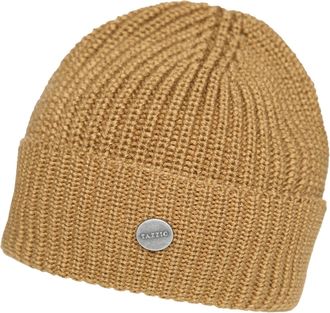 Tazzio Beanie M&uuml;tze f&uuml;r Herren und Damen Unisex Wollm&uuml;tze Strickm&uuml;tze Winter A501 (DE/NL/SE/PL, Alphanumerisch, Einheitsgr&ouml;&szlig;e, Camel)