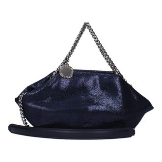 Stella McCartney Stella McCartney Blaue Lederhandtasche - - Bags - Damen - Blau - ONE SIZE