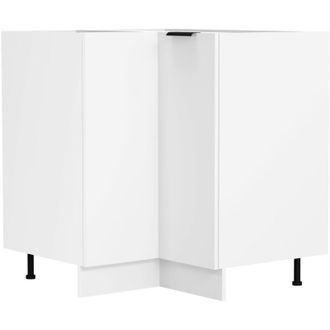 ebuy24 Ebuy24 - Mobilier de cuisine submergé Fasola h. 82 x l. 76 x p. 76 cm Blanc