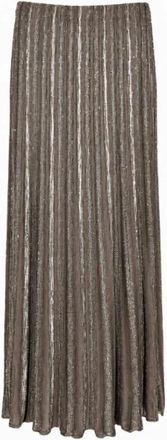 D.exterior Femme, Jupes, Brun, Taille: 42 FR Midi Skirt