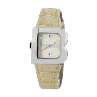 Laura Biagiotti Femme, Accessoires, Beige, Taille: ONE Size &Eacute;l&eacute;gante montre habill&eacute;e en cuir