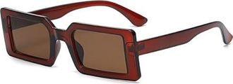 Generic Lunettes De Soleil Tendance &Agrave; Monture Carr&eacute;e Fine For Femmes, Lunettes De Soleil Polaris&eacute;es For La Conduite Et Le Sport For Hommes(Red)