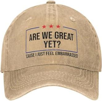 Generic Chapeau Homme, Sommes-Nous excellents mais Accessoires Casquettes de Baseball Casquettes de Femme Casquettes Quotidiennes Cadeau de Chapeau Trucker Aj