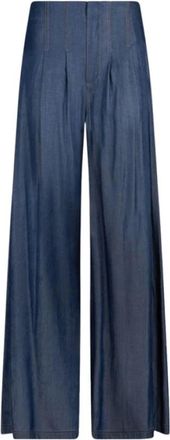 Liu Jo Femme, Pantalons, Bleu, Taille: 38 FR Super jeans &eacute;vas&eacute;s