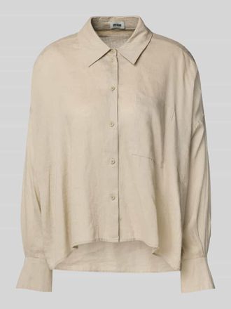 Drykorn Relaxed Fit Leinenbluse mit Brusttasche Modell NAMIDA