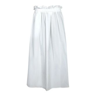 Herno Weit geschnittener technischer Midi-Rock - - Skirts - Damen - Wei&szlig; - L