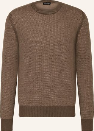 Ermenegildo Zegna Zegna Cashmere-Pullover braun