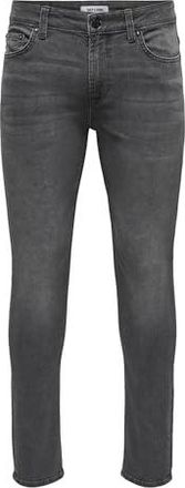 Only & Sons Onsloom Slim Box PIM DNM Mu Otl, Medium Grey Denim, 31W / 32L Hommes
