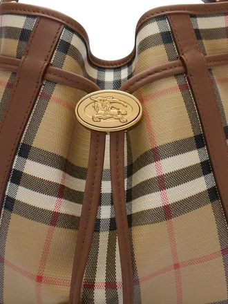 Burberry Coated Canvas Bucket Bag - Beige