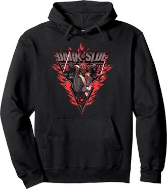 Star Wars Dark Side Darth Vader Darth Maul Kylo Ren Flames Pullover Hoodie