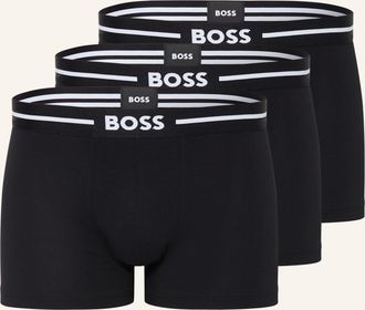 HUGO BOSS 3er-Pack Boxershorts schwarz