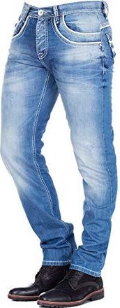 Cipo & Baxx Homme Jeans Coupe Droite Simba