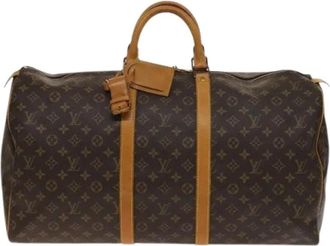 Louis Vuitton unisex, Pre-owned, Brun, Taille: ONE Size Sac Week-end en Toile Pre-owned