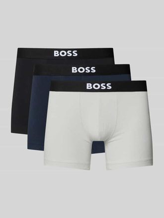 HUGO BOSS Boxer Brief aus Baumwoll-Mix im 3er-Pack