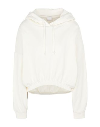 8 by YOOX ORGANIC JERSEY HOODIE W/ ELASTIC WAISTBAND