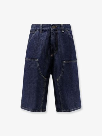 Carhartt Work in Progress OG Double Knee blue denim shorts - CARHARTT WIP - gender_Man