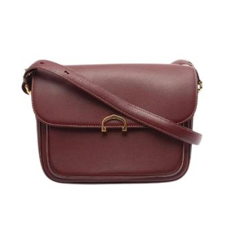 Cartier Sac bandouli&egrave;re en cuir Must Line doccasion - Femme - Pre-owned - Rouge - Taille: ONE Size