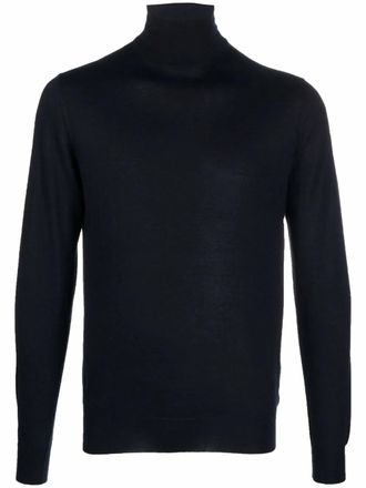 Mauro Ottaviani pull à col roulé - Bleu