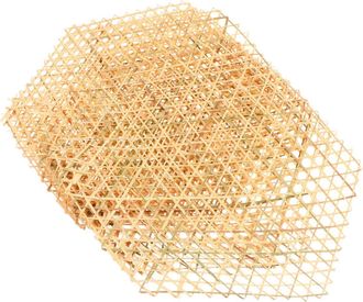 BESPORTBLE Handgefertigte Bambusmatten Mesh Deckchen K&uuml;chen Und Tischset F&uuml;r Dampfgarer Und Geschirr Dekorative Platzsets Aus Nat&uuml;rlichem Bambus