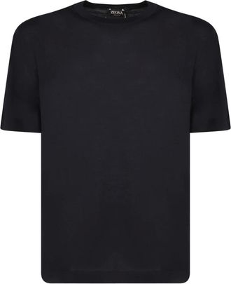 Ermenegildo Zegna Homme, Tops, Bleu, Taille: M T-Chemises