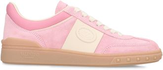 Valentino Garavani Womens Sneakers Upvillage Candy Rose Rose-Glace-Glace-Amber Calf Trainers Rose/glace/glace/amber