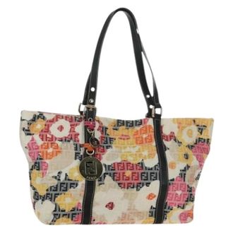 Fendi Pre-owned Zucchino Canvas Tote Bag - - Pre-owned - Damen - Mehrfarbig - ONE SIZE