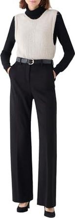 Caroll 232P-PLEA Pantalon, Noir, 42 Femme